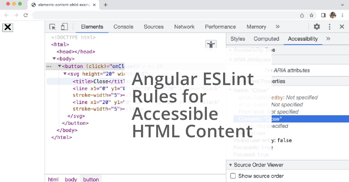 Angular Jobs on LinkedIn: Angular ESLint Rules for Accessible HTML Content Angular Jobs on LinkedIn: Angular ESLint Rules for Accessible HTML Content