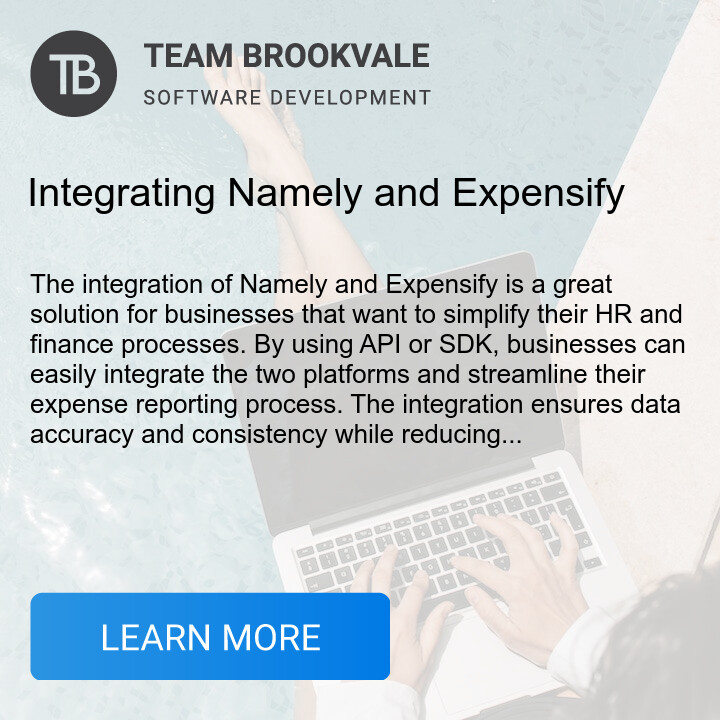 Integrating Namely and Expensify | Brigitta Fellegvari Integrating Namely and Expensify | Brigitta Fellegvari