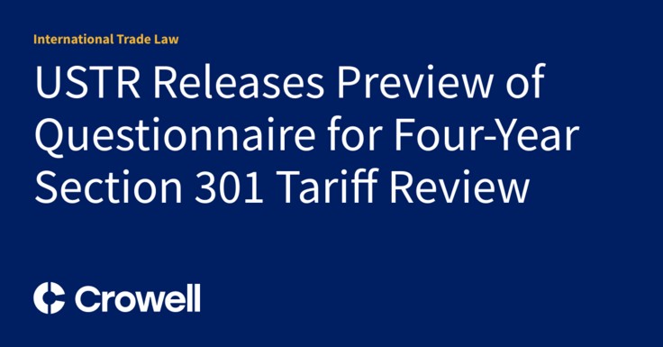 Andrew Holmer en LinkedIn: USTR Releases Preview of Questionnaire for ... Andrew Holmer en LinkedIn: USTR Releases Preview of Questionnaire for ...