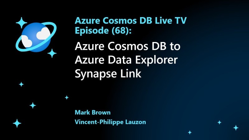 Azure Cosmos DB LinkedIn‘de: Azure Cosmos DB to Azure Data Explorer ... Azure Cosmos DB LinkedIn‘de: Azure Cosmos DB to Azure Data Explorer ...